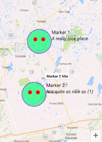 Java How To Show All Marker Labels In Google Maps Simultaenously