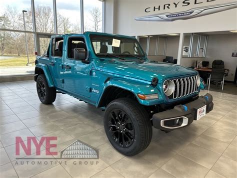 New 2024 Jeep Wrangler 4xe Sahara 4xe Utility In Oneida CZ3373 NYE