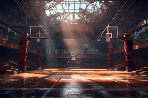 Old Basketball Court Stock Illustrations Old Basketball Court Stock Illustrations Vectors