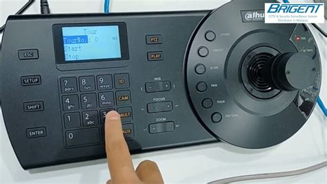 Dahua Tour Setting Dahua Ptz Using Nkb Controller Youtube