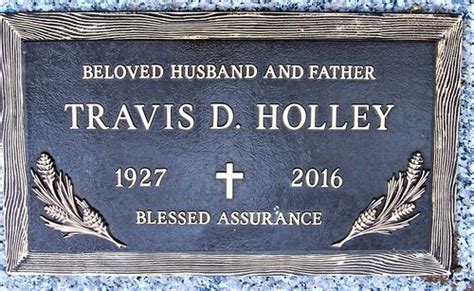 Grave Of Travis Holley