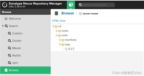 nexus配置管理docker镜像 nexus 镜像仓库 csdn博客