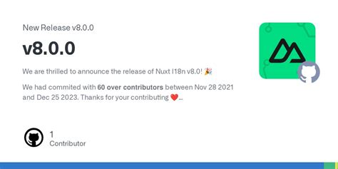 Michael Hoffmann On Linkedin Release V800 · Nuxt Modulesi18n