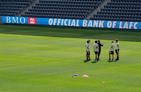 Soccer Fanatics Celebrate Newly Renamed Bmo Stadium In Exposition Park