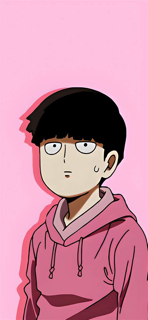 Mob Psycho 100 Pink Hoodie Wallpapers Iphone Anime Wallpaper