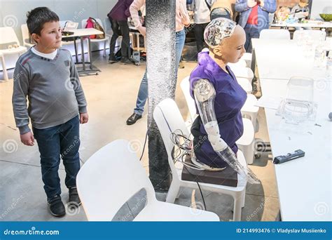 Robotics Creation With Arduino Uno Microcontroller Editorial Photo 104079537