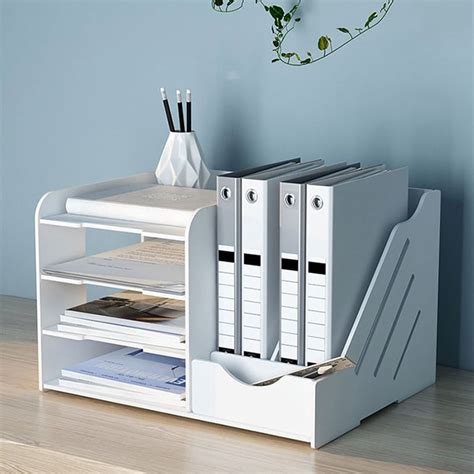 온어로르 데스크 서류 정리함 보관함 사무실 4단 받침대 꽂이