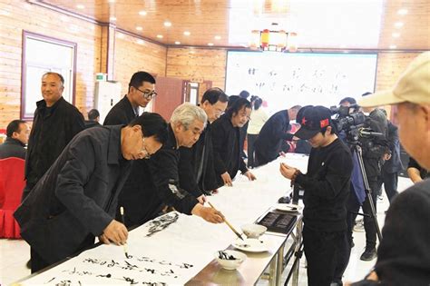 甘谷书画院举行阳春雅集助力特色文化美食节天水甘肃省全国
