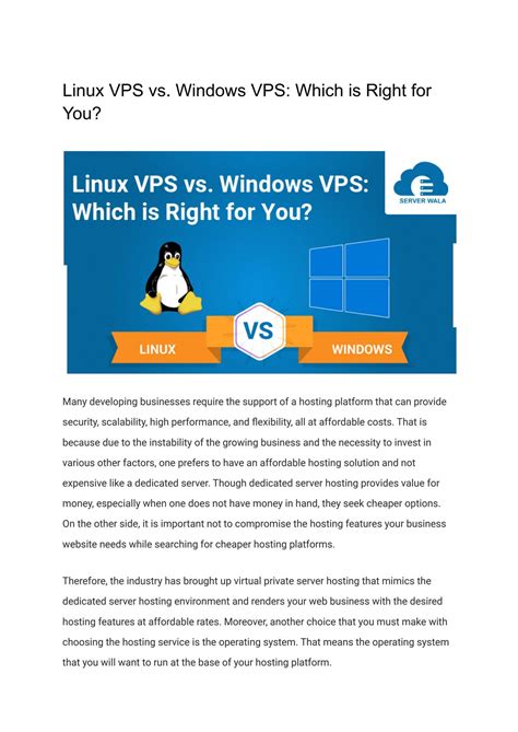 Linux VPS Vs Windows VPS Which Is Right For You By Eva Sharma Issuu