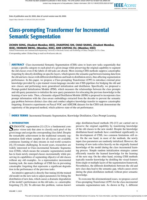 pdf class prompting transformer for incremental semantic segmentation