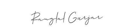 83 Ranglal Gurjar Name Signature Style Ideas Free Autograph