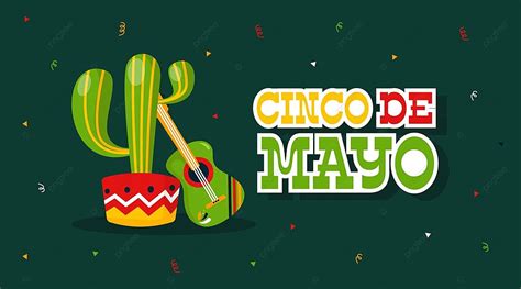 Cinco De Mayo Background Illustration Vector Hat Mexico Party Vector