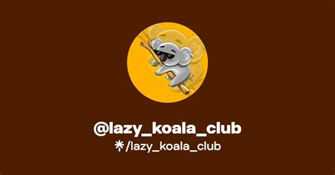 Lazy Koala Club Linktree