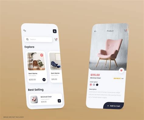 Premium PSD App Interface Mockup On Phone Display