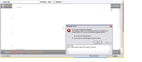 IE8 JS Error Can T Load Control Panel Functions Features