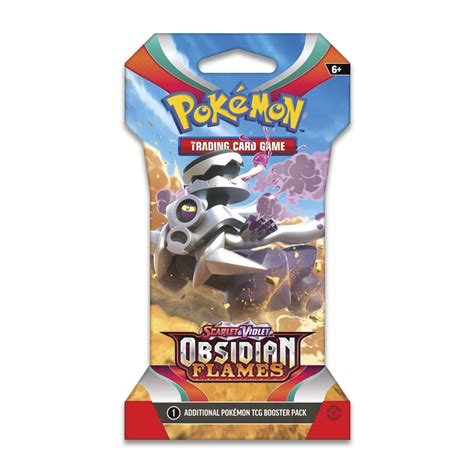 Pokémon Tcg Scarlet And Violet Obsidian Flames Sleeved Booster Pack 10
