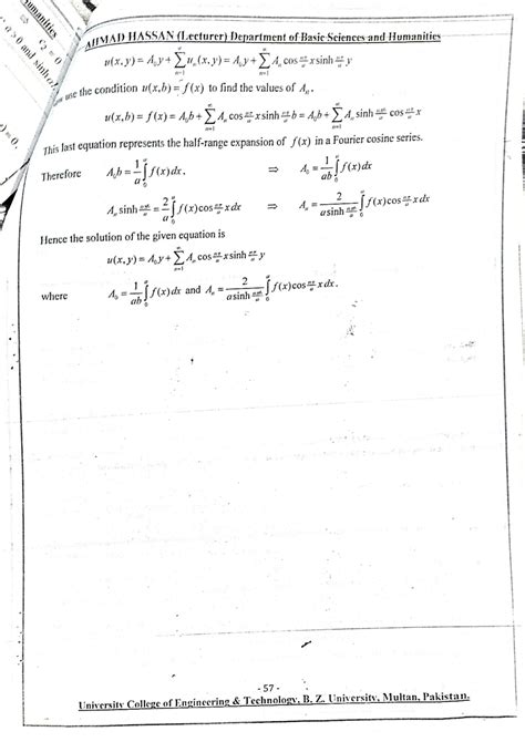 SOLUTION Laplace Equation Studypool