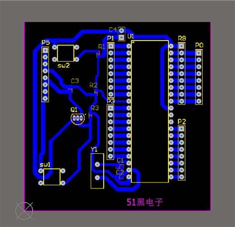 单片机DS18B20温度检测LCD1602显示程序 电路PCB设计 51单片机