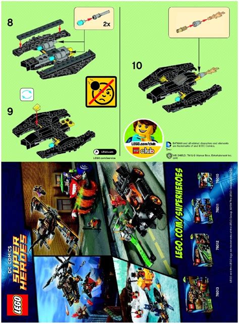 View LEGO Instruction Batwing LEGO Instructions And Catalogs Library