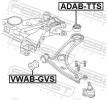 Lagerung, Lenker 8S0407183B SIDEM, SPIDAN CHASSIS PARTS, FEBEST OE ...