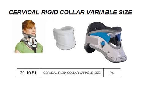 391951 Cervical Rigid Collar Variable Size