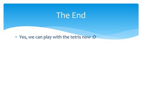 Ppt Tetris And Genetic Algorithms Powerpoint Presentation Free