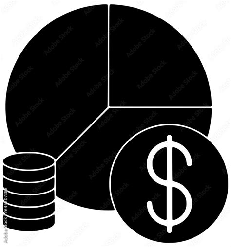 Budget Icon Money Logo Financial Background Finance Illustration Business Symbol Income