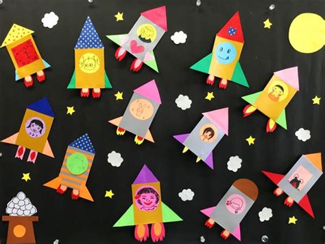 9月のアイデア｜保育のお役立ちアイデア 宇宙 クラフト 折り紙 デザイン 七夕 飾り 子ども