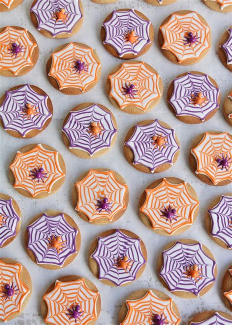 Halloween Spiderweb Biscuits Claygate Surrey Afternoon Crumbs