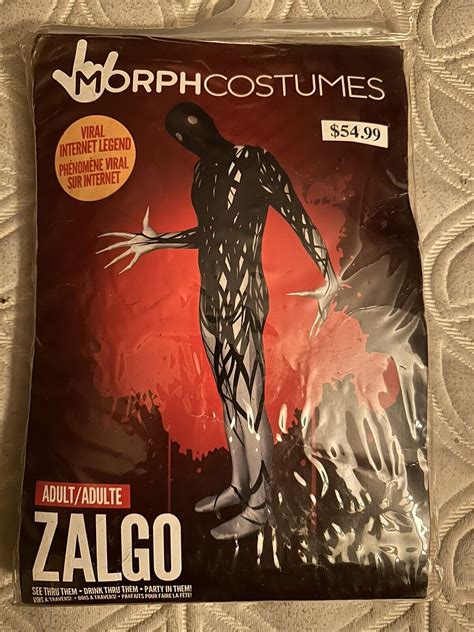 Morphcostumes Zalgo Morphsuit Costume Brand New In Package Ebay