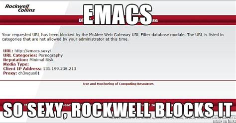 Sexy Emacs Meme On Imgur