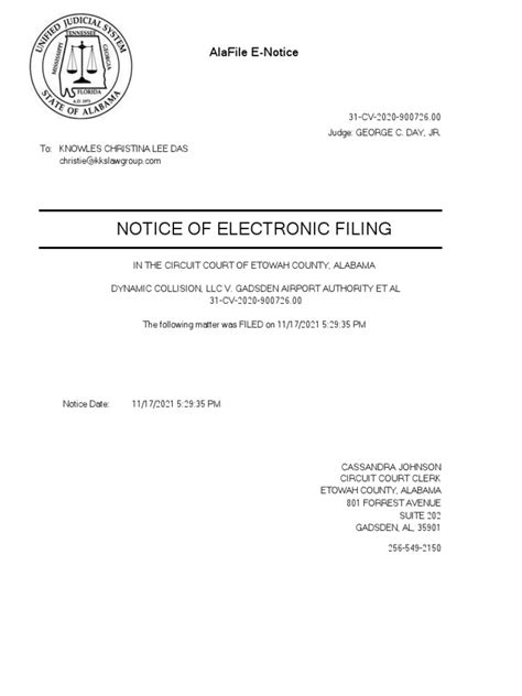 Temporary Restraining Order Blocking Gadsden Airport Authority From Selling Property Descargar