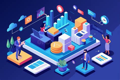 A Diverse Team Engages In Business Analytics Utilizing Data