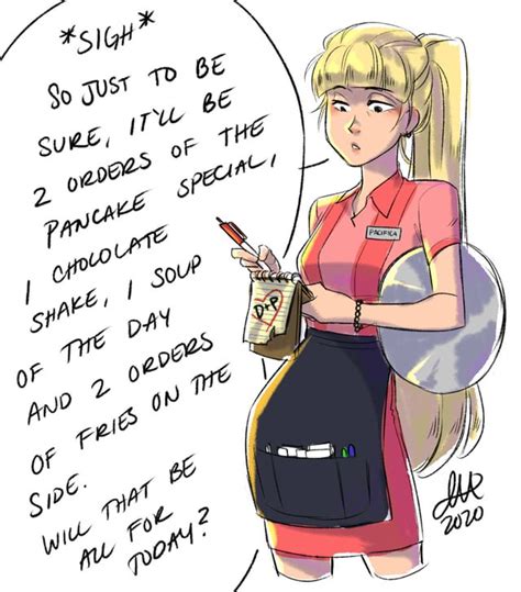 Working At The Greasys Diner By Atomicmangomom Gravityfalls