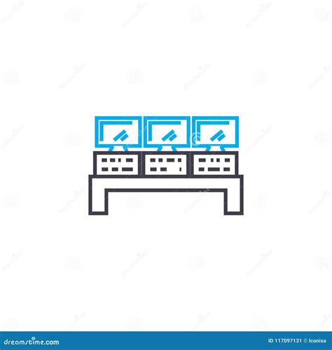 Remote Control Linear Icon Concept Remote Control Line Vector Sign