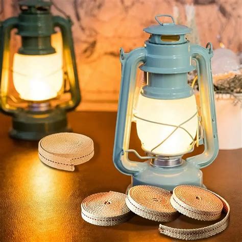 Oil Lamp Wicks Lantern Wicks Flat Cotton Oil Lamp Wick For Paraffin