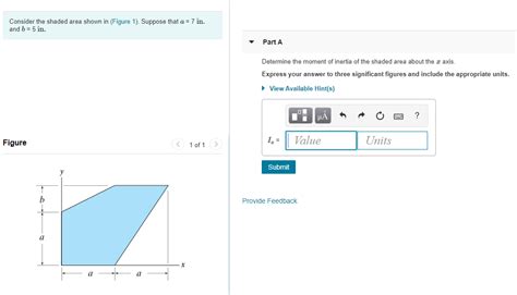 Solved Consider The Shaded Area Shown In Figure 1 Suppose