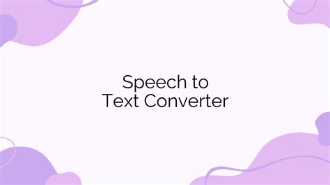 Online Speech To Text Converter Tool W3 Toolkit