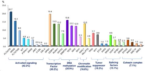 Common Molecular Gene Mutations And Their Incidences In 763 Aml Download Scientific Diagram