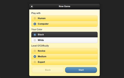 Gomoku In HTML5 Yujian Yao