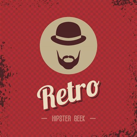 Premium Vector Hipster Retro Geek