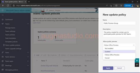How To Enable Public Preview In Microsoft Teams Augmastudio