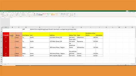 simple database normalization youtube