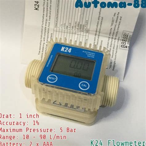 Jual Flow Meter Digital Turbine 1 Inch Diesel Fuel Flowmeter Air 1 Inch