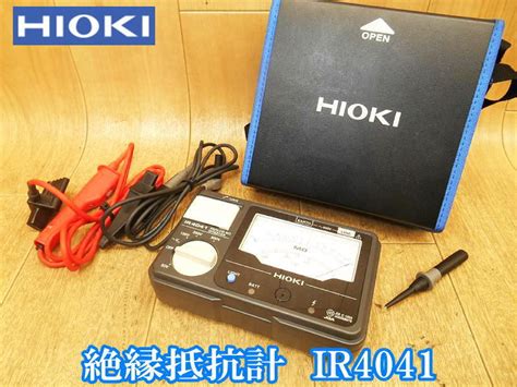 Yahooオークション 日置電機 Hioki 日置 4レンジ 絶縁抵抗計 Ir4041