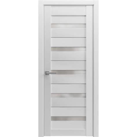 Sartodoors 6900 42 In X 80 In Left Handinswing Solid Frosted Glass