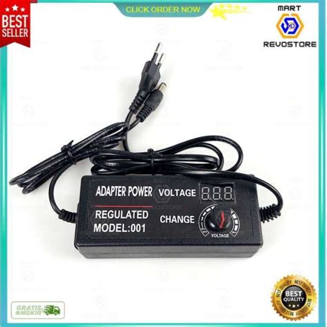 Promo Adjustable Adaptor Power Supply Universal Adapter AC To DC 3V 24V 3A Diskon 23 Di Seller