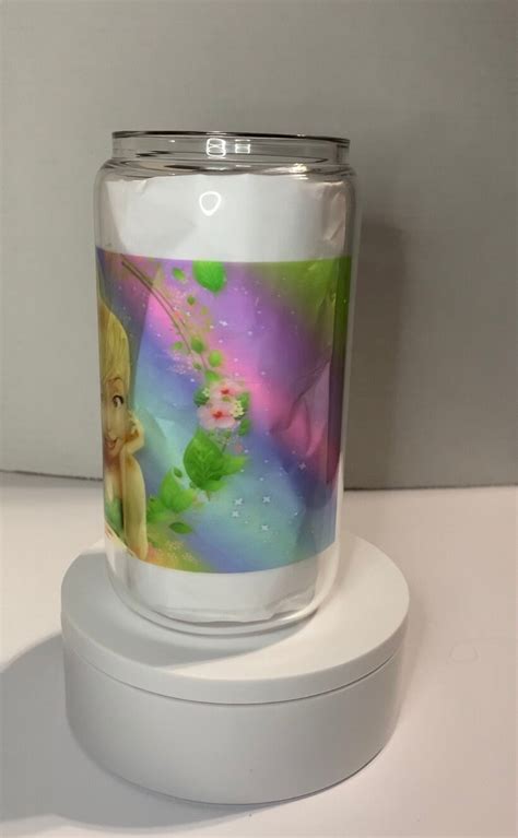 Tinkerbell Sublimated Libby Glass Etsy