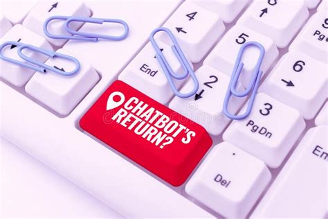 Writing Displaying Text Chatbot S Is Return Question Business Concept