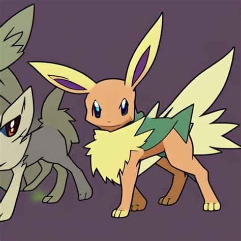 Fire Grass Eeveelution Ai Generated Artwork Nightcafe Creator